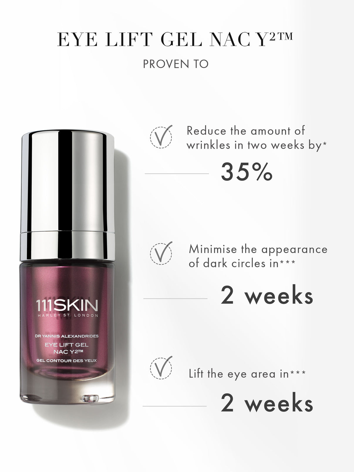 Eye Lift Gel NAC Y²™ 15ml – 111SKIN